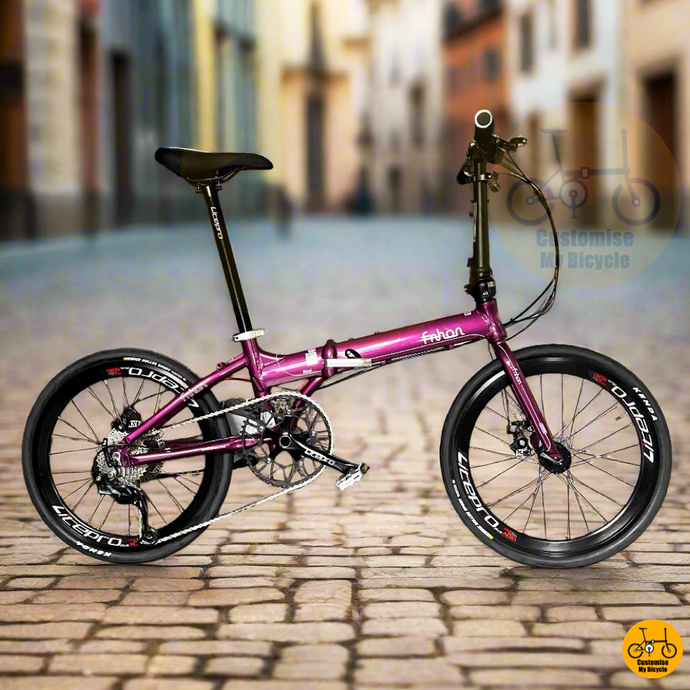 Fnhon Blast 22-Inch Foldie – A Lavender-Inspired Folding Bicycle with ...