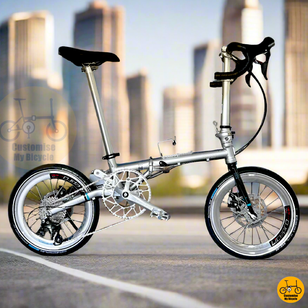 Fnhon Gust 18” • Shimano 10s • Space Silver – Customise My Bicycle