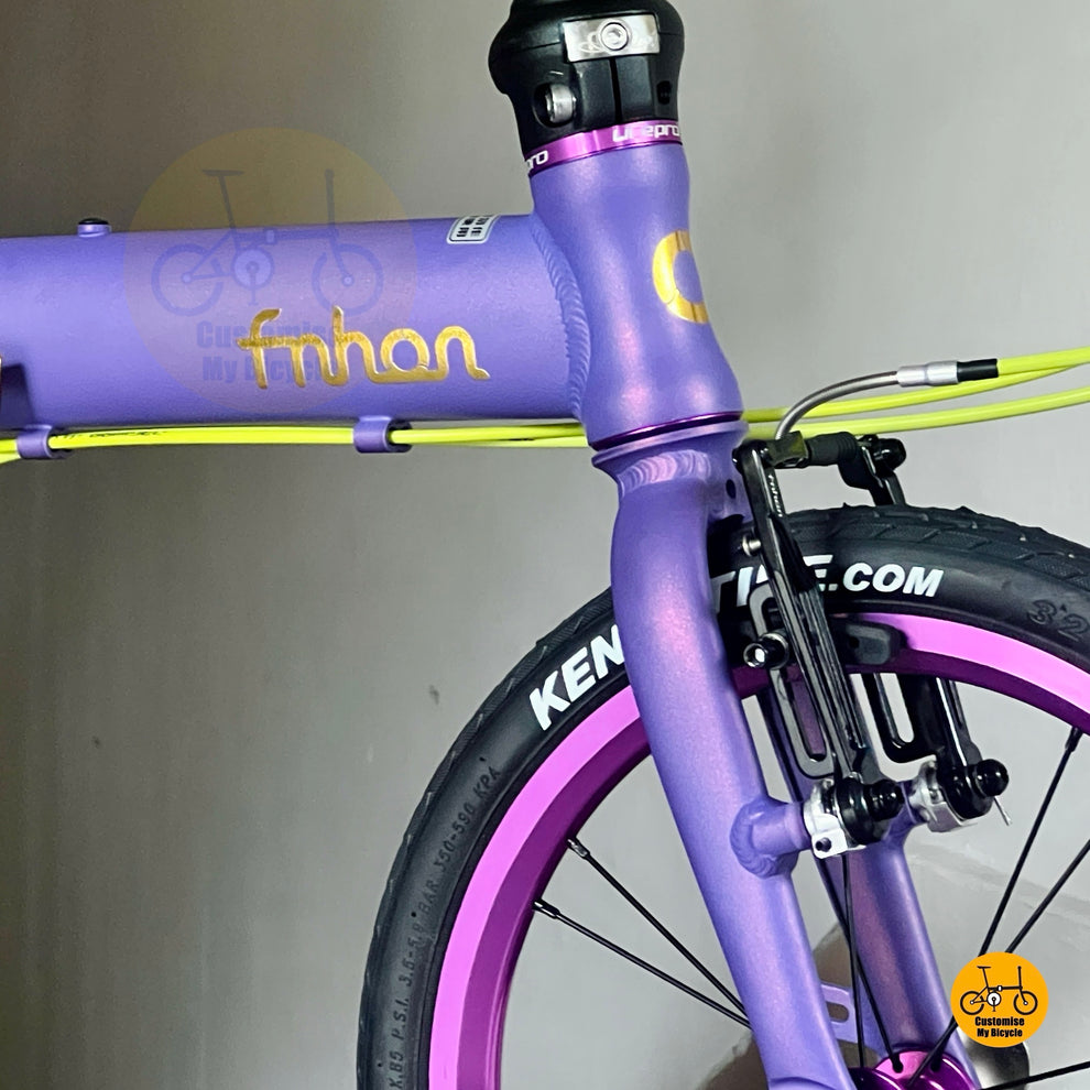 Fnhon Breeze 16 Inch Folding Bike With Sensah 3 Gears Lightweight Eva ...