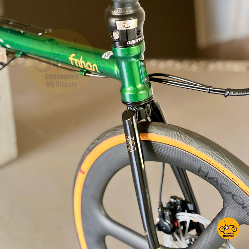 Fnhon Gust 22 inch folding bicycle with Shimano Deore 12 speed gears in ...